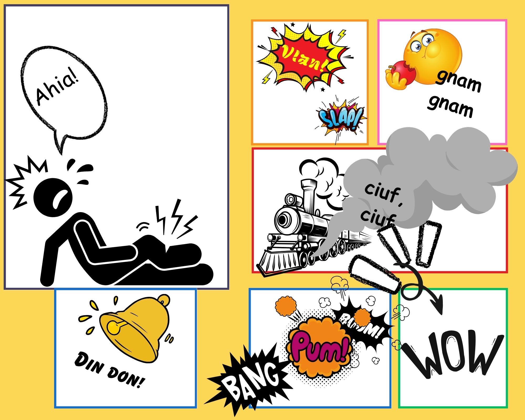 Understanding Onomatopoeia: Sounds That Speak – Project-Based Italian
